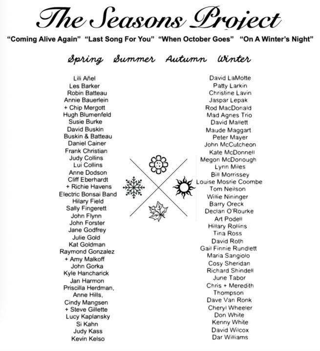The Seasons Project - David LaMotte